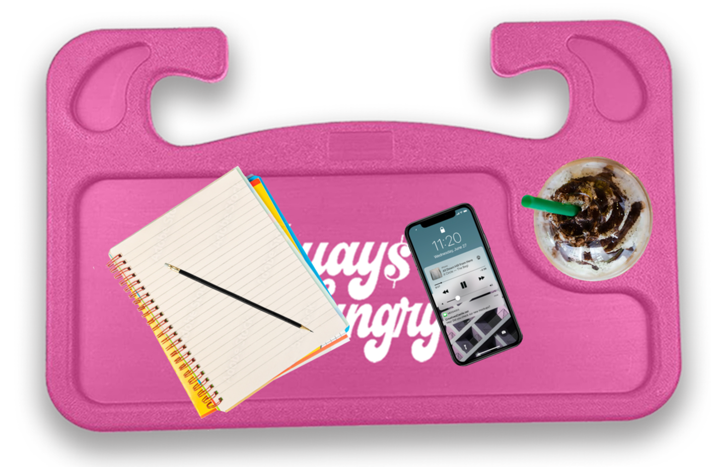 Car Steering Wheel Table - Pink – ALWAY$ HUNGRY